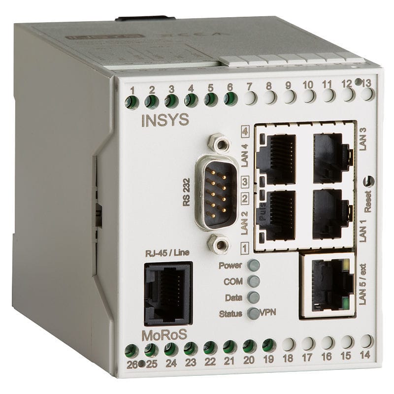 通信路由器 - MoRoS Modem - INSYS MICROELECTRONICS GmbH - 数据 / 用于大量数据传输 / PSTN