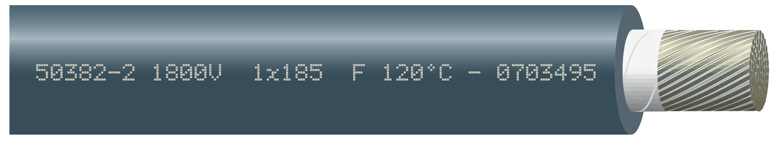 供电用电缆 - SILICABLE® RW EN 50382-2 1800V F - OMERIN - 铜 / 用于铁路应用 / 挠性