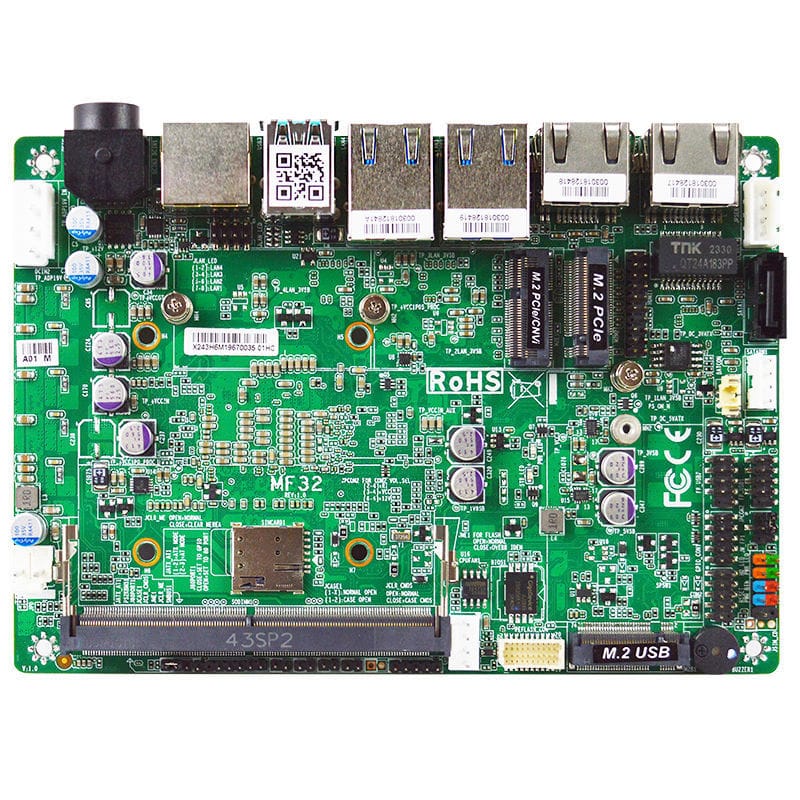 3.5"超小型SBC - MF32 - Jetway Information Co., Ltd. - Intel® U300 / Intel® Core™ i5-1335UE / SATA3