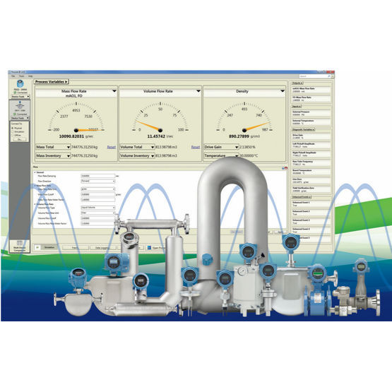接口软件 - ProLink III - Micro Motion - 控制 / 配置 / 流程