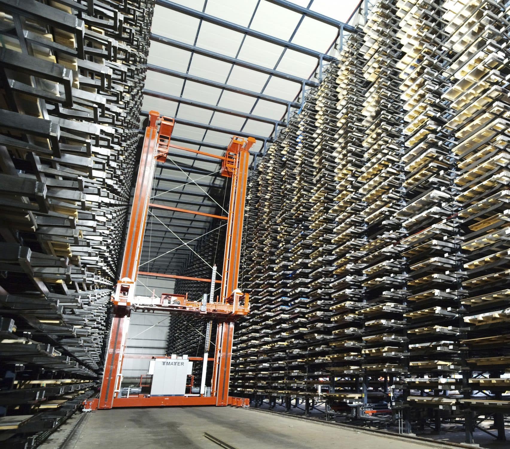 立式自动存储系统 - LGB - MATTER SRL - 卧式 / 用于钢板 / 高密度