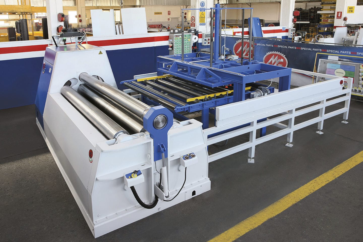 四辊卷板机 - M3022D/S - MG S.R.L. - 液压 / 带喷射器 / CNC数控