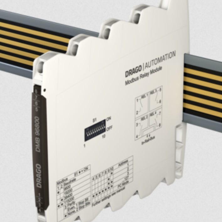 模拟I/O模块 - DMB 96400 B - DRAGO Automation GmbH - ModBUS RTU / 4通道 / 双模拟输出