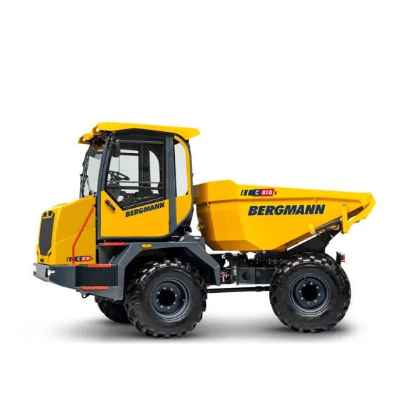 带轮自卸车 - C810 - bergmann-dumper - 柴油 / 后部卸载式 / 旋转翻斗式