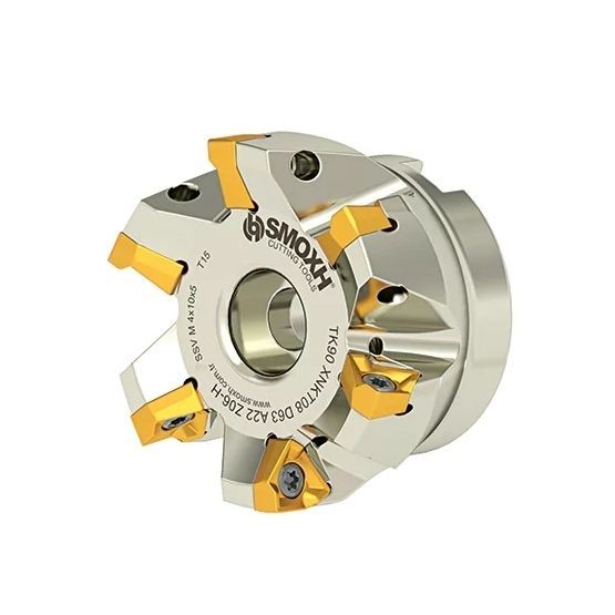 套式立铣刀 - TK90 XNKT08 D63 A22 Z06-H - SMOXH CUTTING TOOLS - 扣联侧 / 可转位刀片 ...