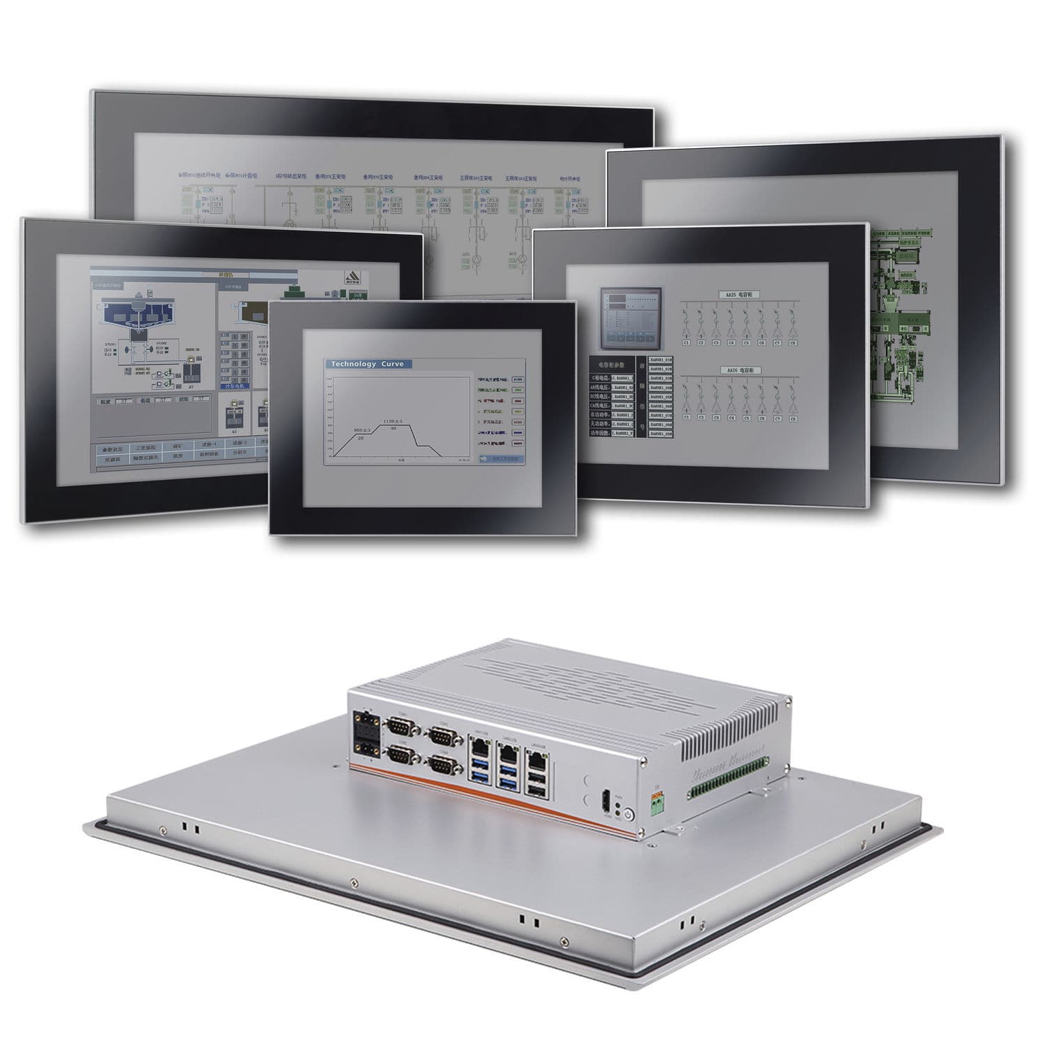 电阻式触摸屏工业平板电脑 - TPC6000-DXXX4 Series - NODKA Automation Technology - 宽屏 ...