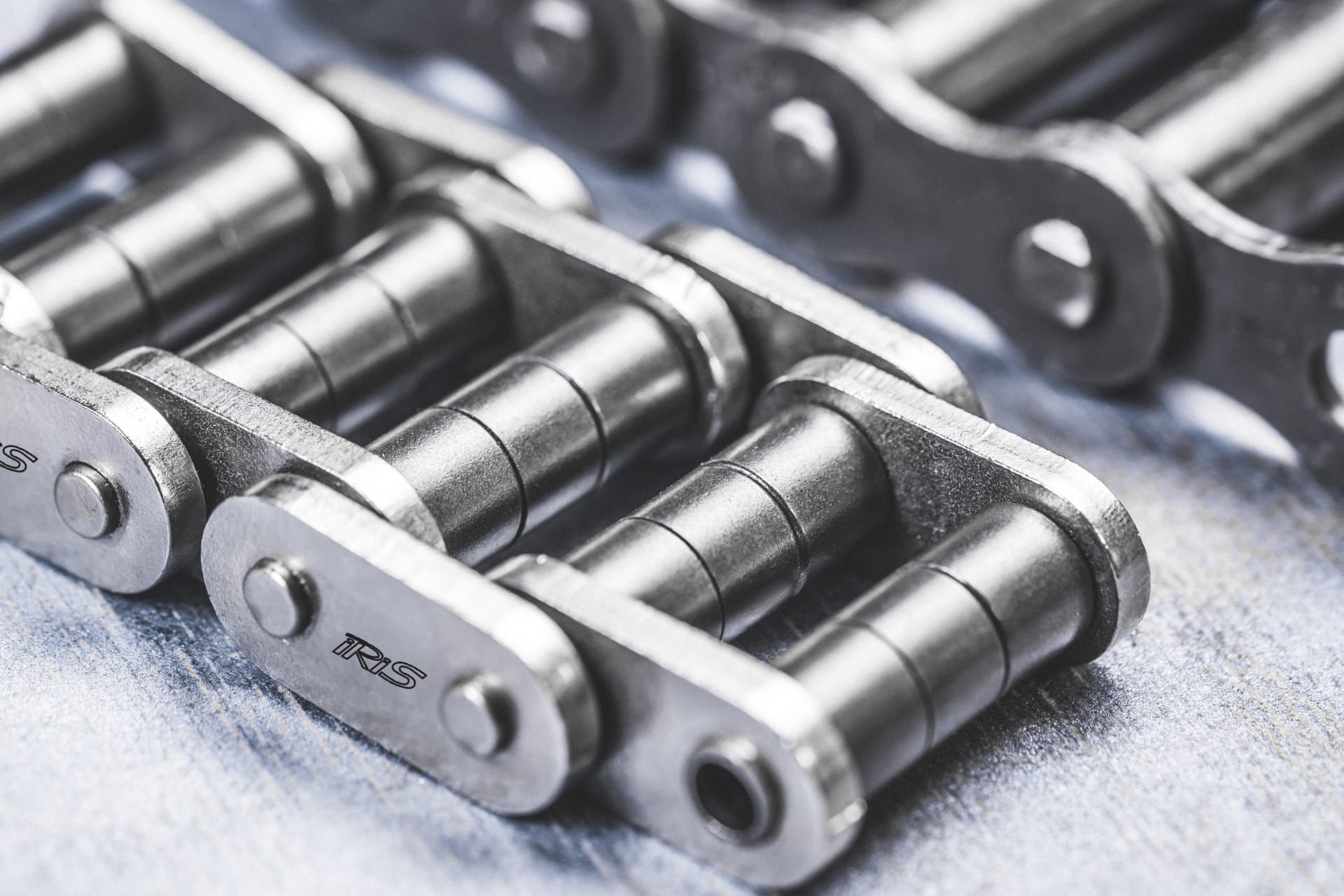 传动链条 - LL 0822 - Iris Chains - 不锈钢 / 滚筒 / 铆接