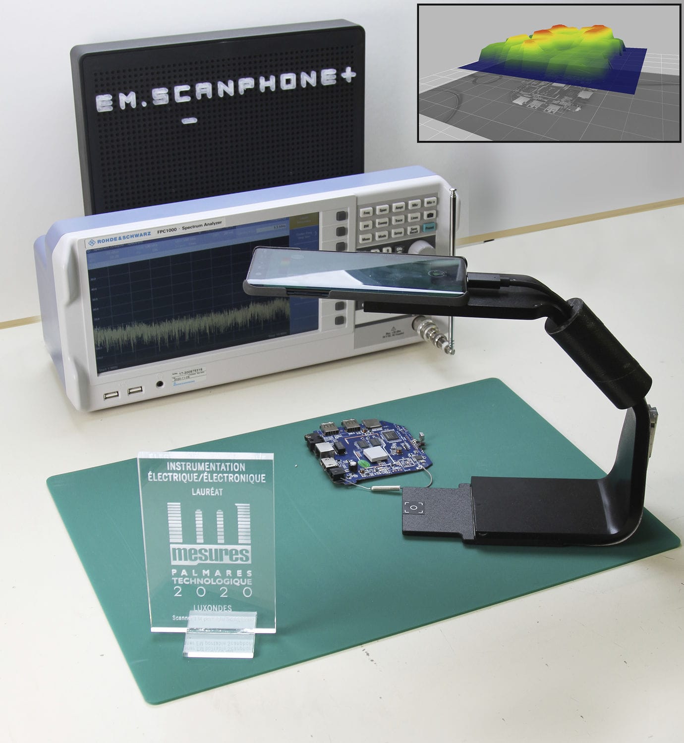 3D扫描仪 - Portable EM-scanner for spectrum analyzers - LUXONDES - 电磁场 ...