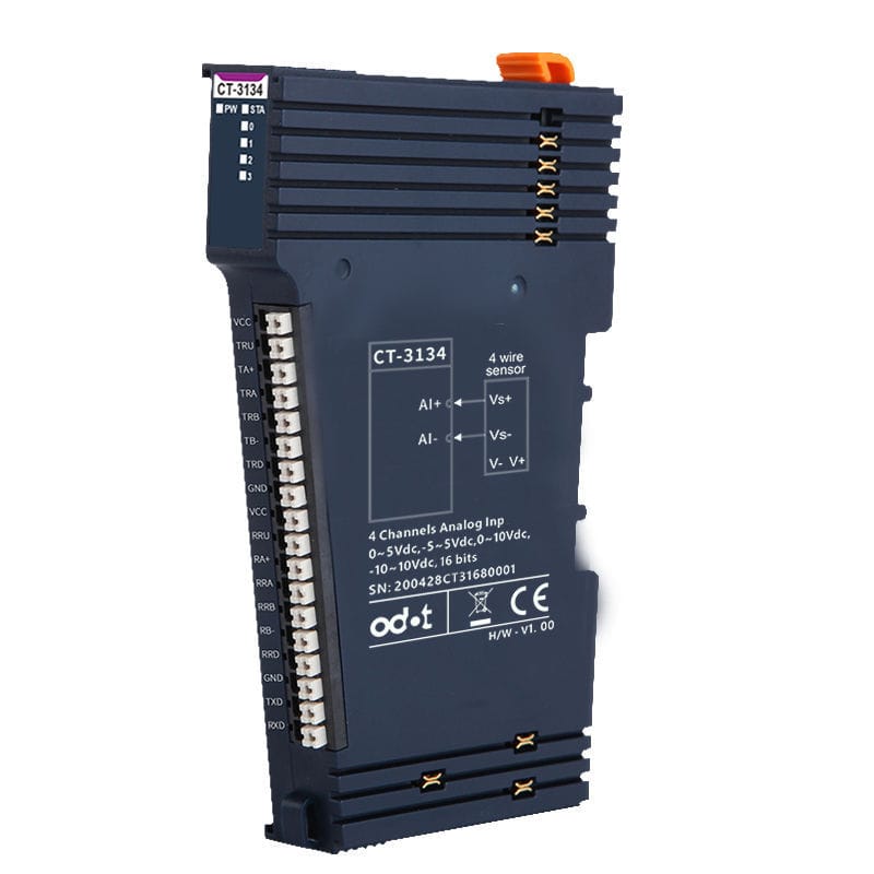 4通道输入模块 - CT-3134 - ODOT Automation - 模拟 / ModBUS RTU / Modbus TCP