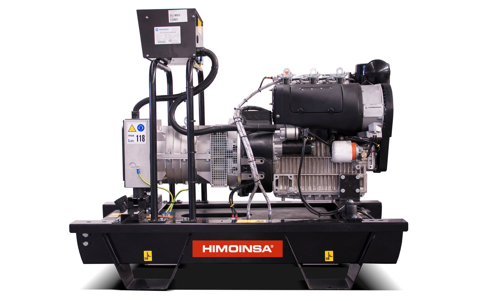 柴油发电机组 - HLA1-17 M6 - HIMOINSA - 单相 / 固定式 / 60 Hz