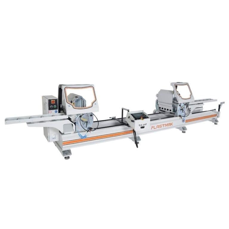 双头切割机 - SÇ 4000S PLUS - PLASTMAK MACHINE - 旋转刀 / 用于PVC / 用于铝