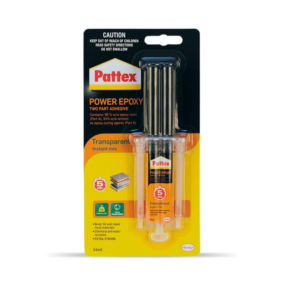 环氧胶 - PATTEX - 用于玻璃 / 单组分 / 即时