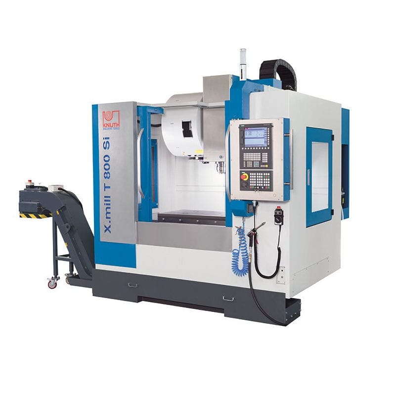 4轴CNC加工中心 - X.mill T 800 Si - Knuth Machine Tools - 立式 / BT40 / 24工具