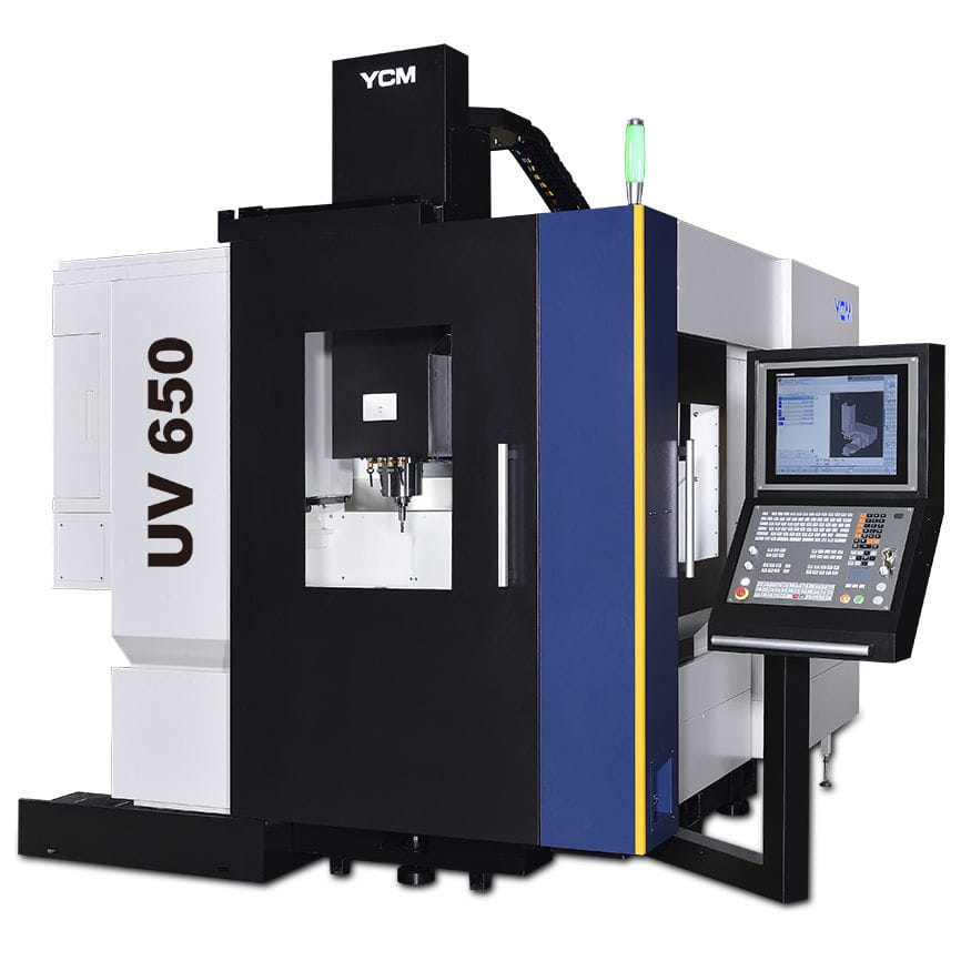 5轴CNC加工中心 - UV650 - YCM (Yeong Chin) - 立式 / 旋转台 / BBT40