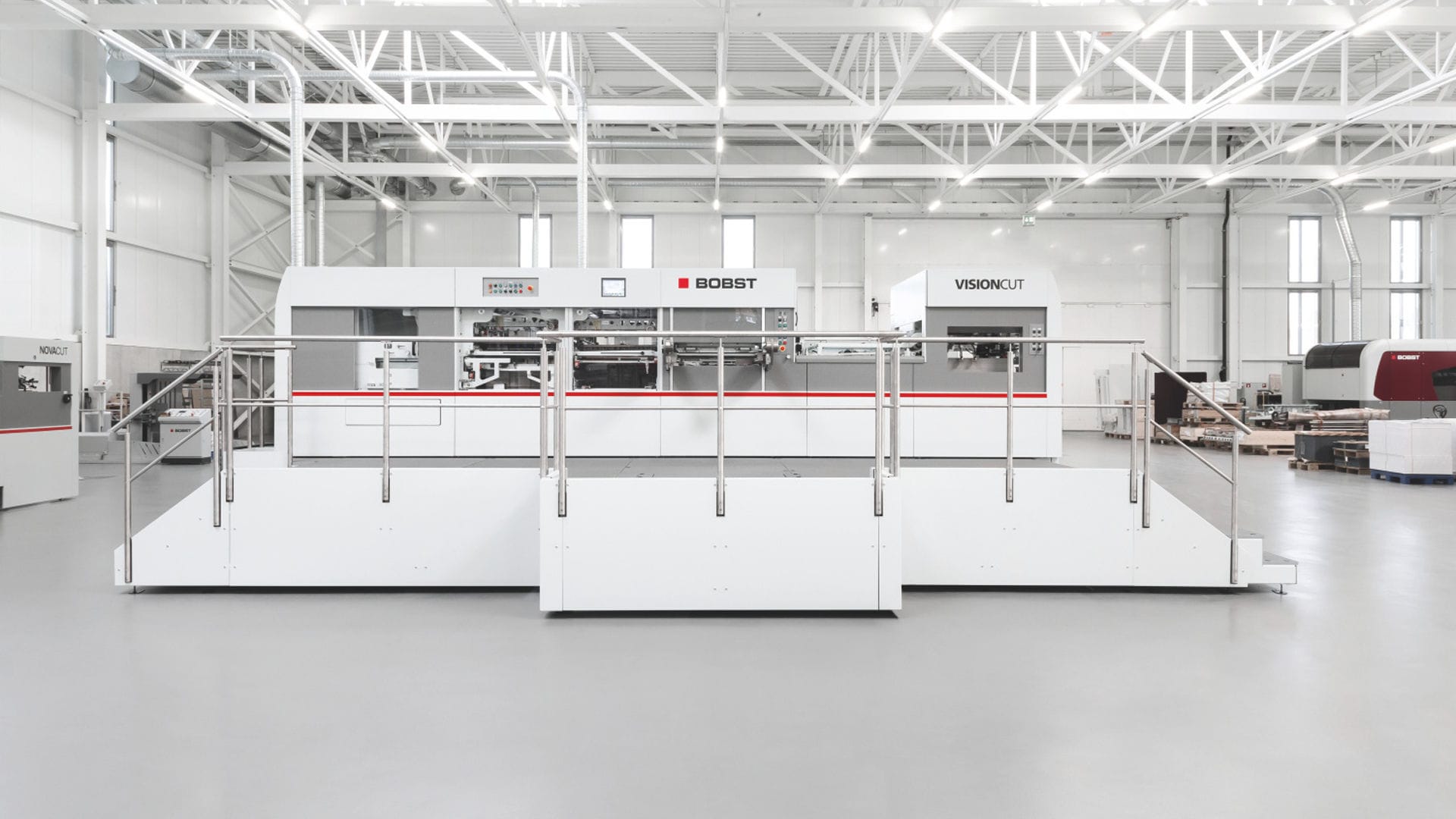 冲头式切割机 - VISIONCUT 106 LER - BOBST - 用于塑料 / 用于纸张