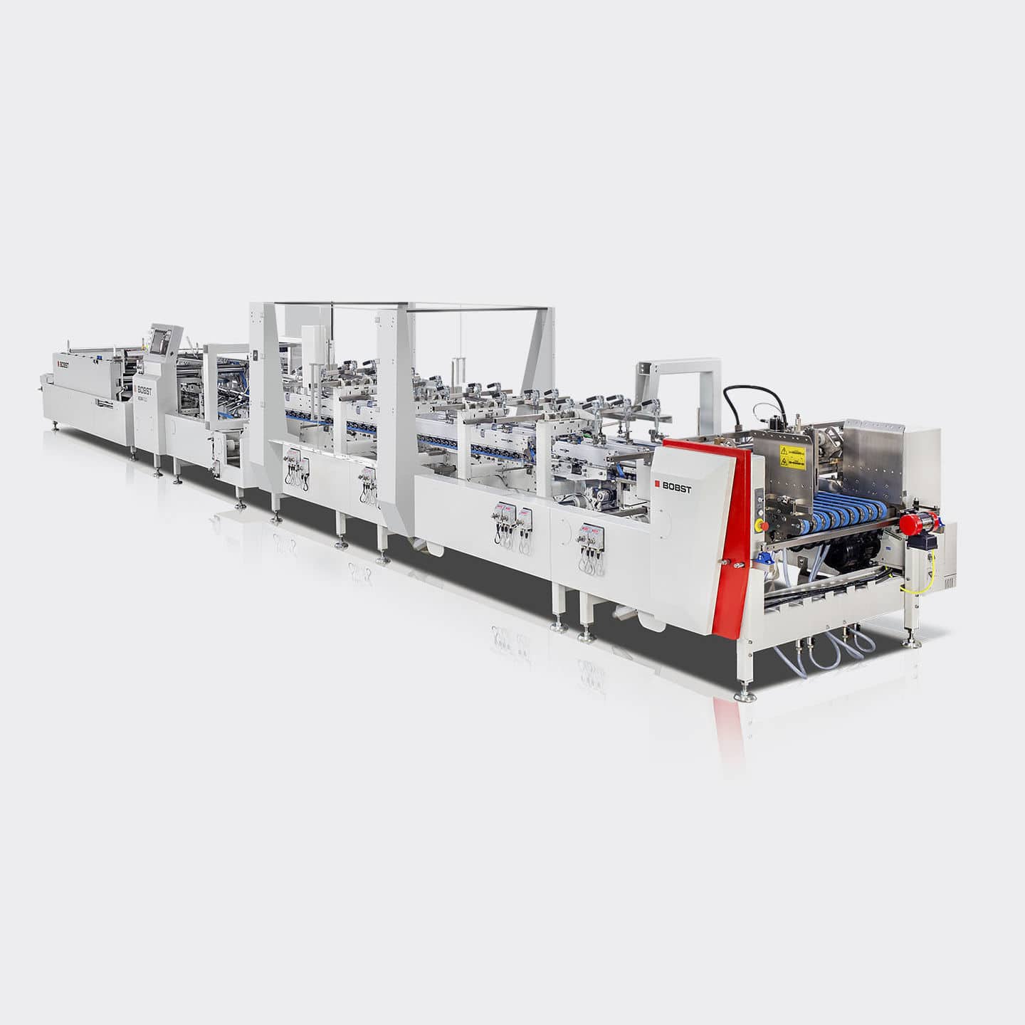 自动包装粘贴机 - NOVAFOLD series - BOBST - 纸箱 / 纸张 / 用于包装业