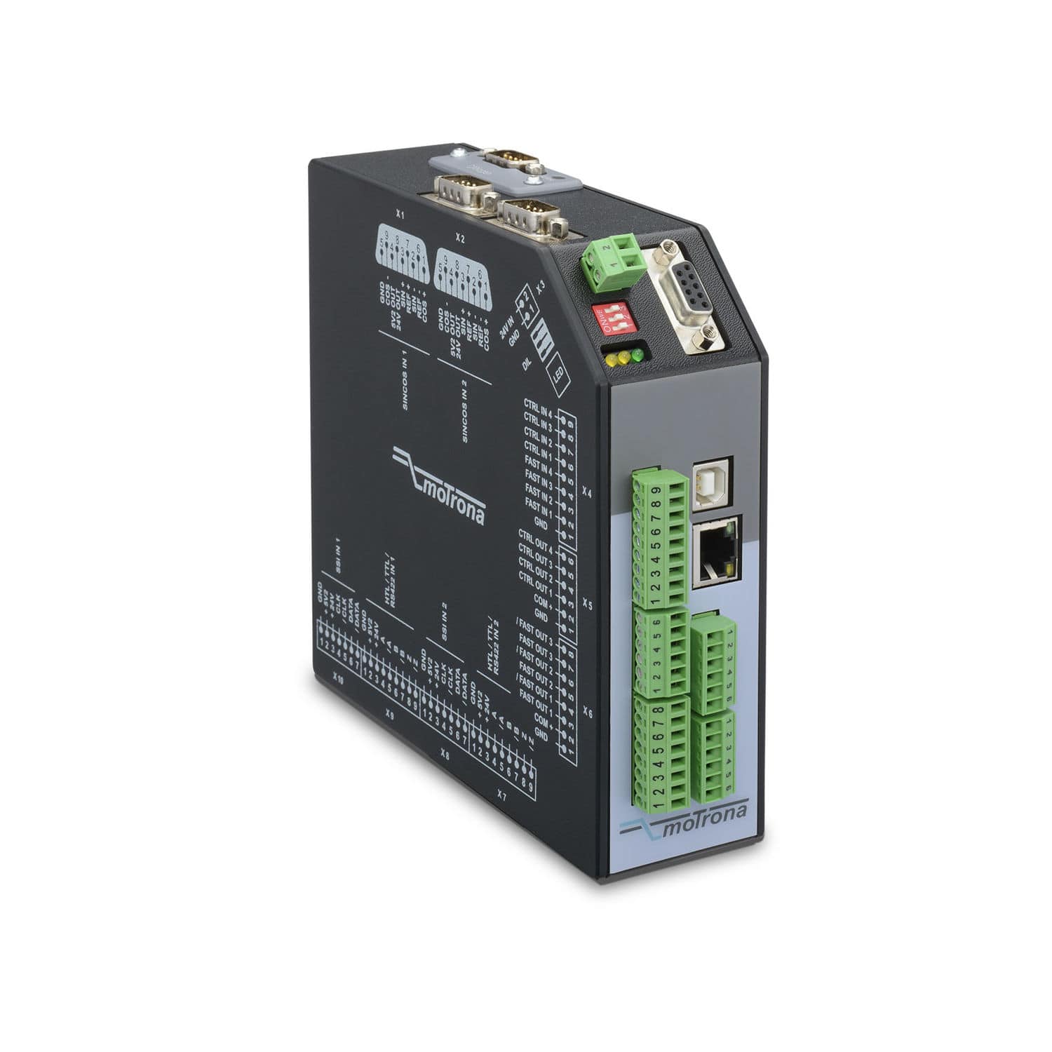 双轴运动控制器 - MC800 - motrona - EtherCAT / 以太网 / CANopen