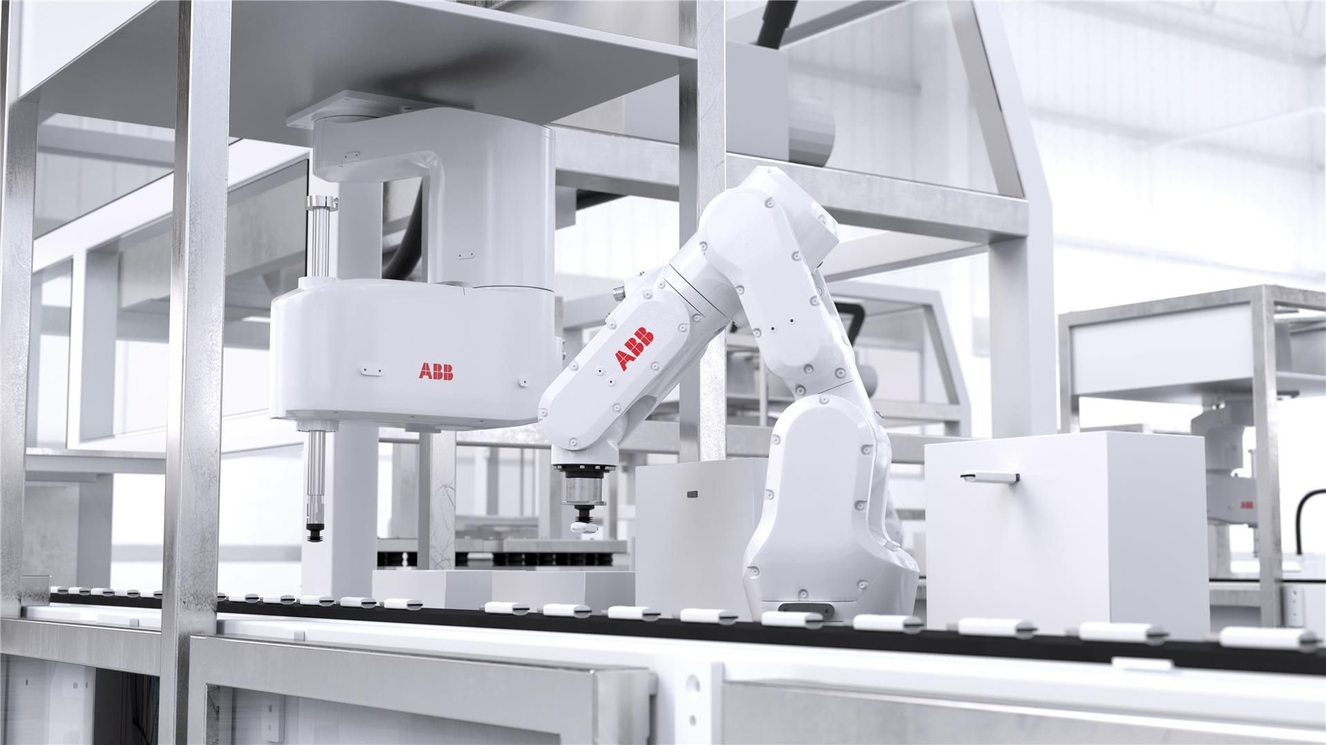 SCARA平面关节机器人 - IRB 910INV - ABB Robotics/ABB - 4轴 / 用于组装 / 取放式