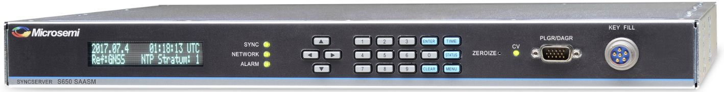 NTP时间同步网络时间服务器 - SyncServer S650 SAASM - Microsemi - GPS / 模块化