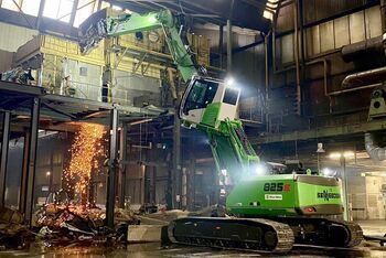 中型挖掘机 - 825 E - SENNEBOGEN Maschinenfabrik GmbH/德国SENNEBOGEN - 履带式 / 柴油 ...