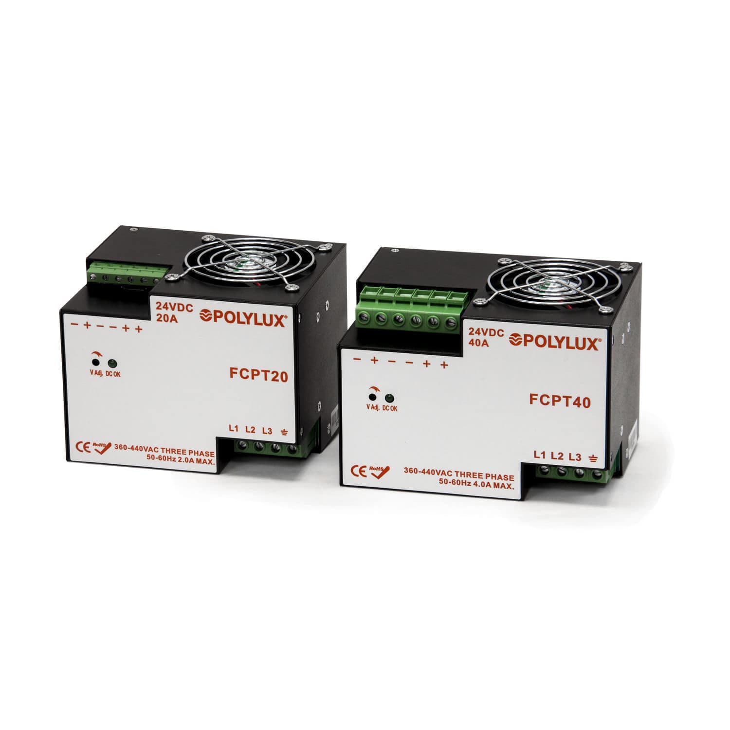 紧凑型电源 - FCPT series - POLYLUX - AC/DC / 稳定 / 三相