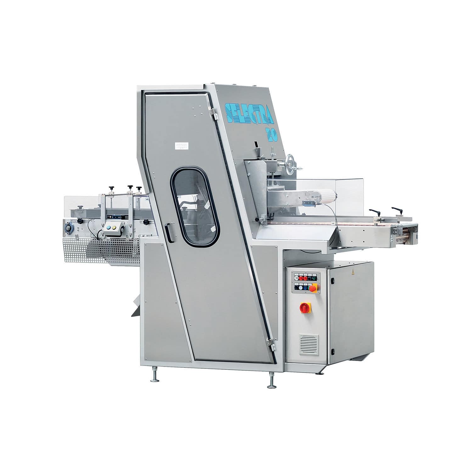 流水线面包切片机 / 全自动 - SL 25 - TG-Packaging bvba - 带连续带式叶片 / 卧式 / 带传送带