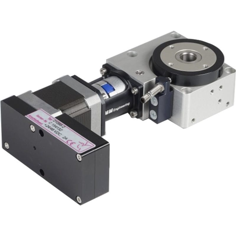 电机驱动旋转工作台 - Colibri-L MDT17 36008 - Gunda Automation GmbH - 蜗杆 / 带式加力