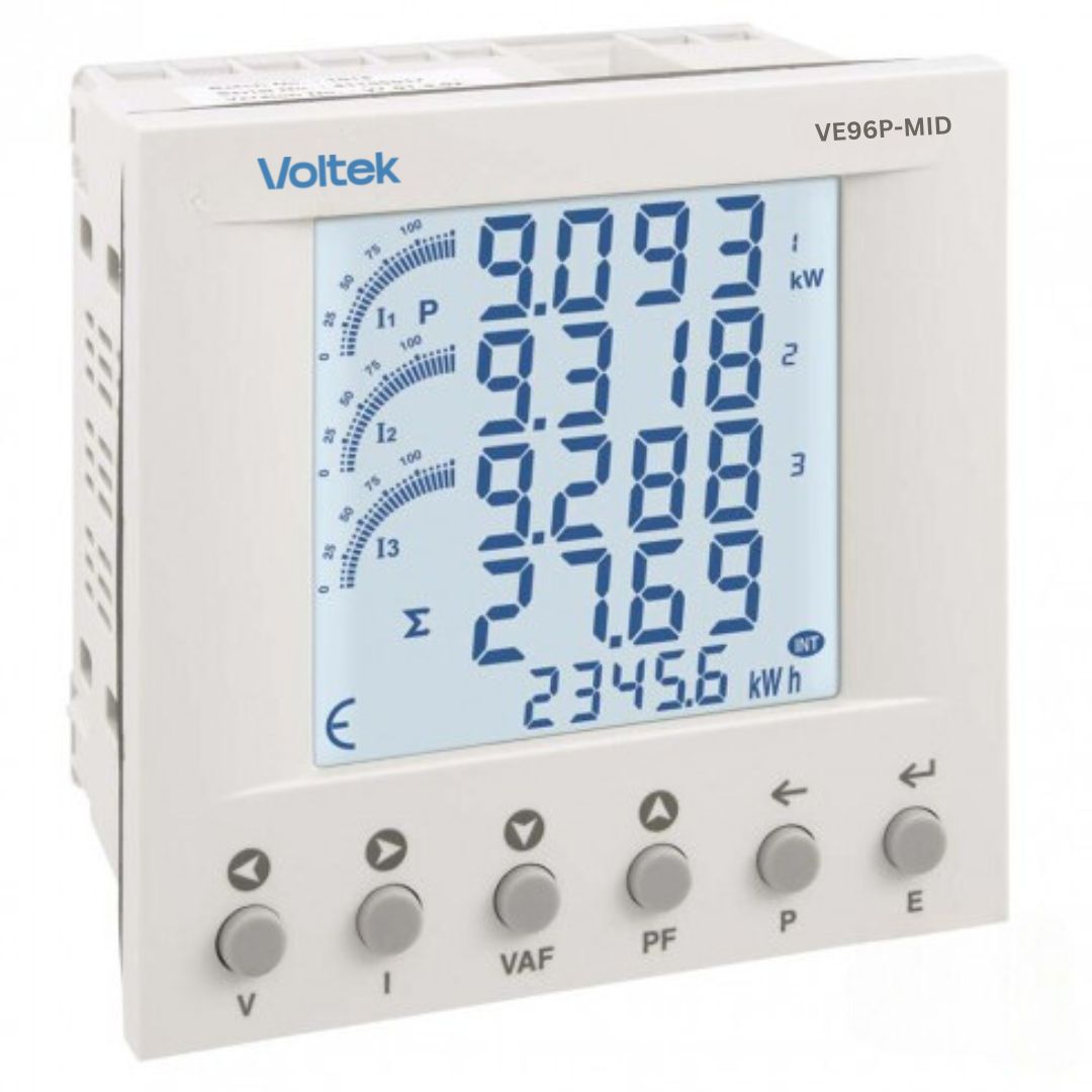 多功能功率计 - VE96P - Voltek Energy Limited - 数字 / 面板式 / 单相