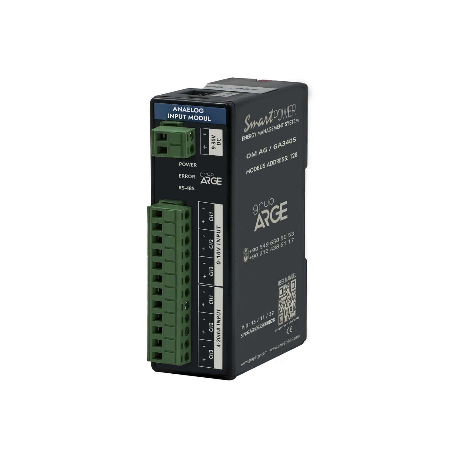 模拟输入模块 - OM AG - Grup Arge Energy and Control Systems - ModBUS RTU / RS-485