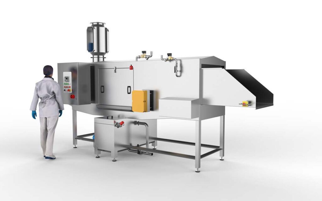 喷洒隧道式清洗机 - CM Process Solutions LLC - 冲洗 / 塑料周转箱 / 自动