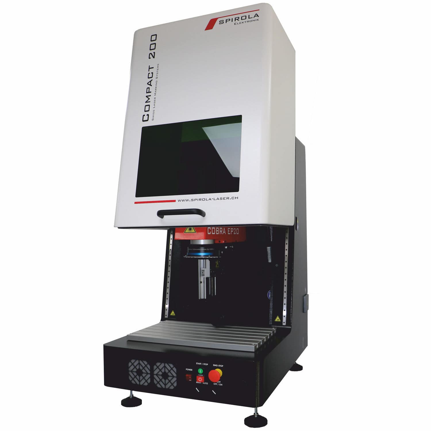 激光标记系统 - Compact 200 - SPIROLA Elektronik GmbH - 标牌 / 用于数据矩阵 / 条形码