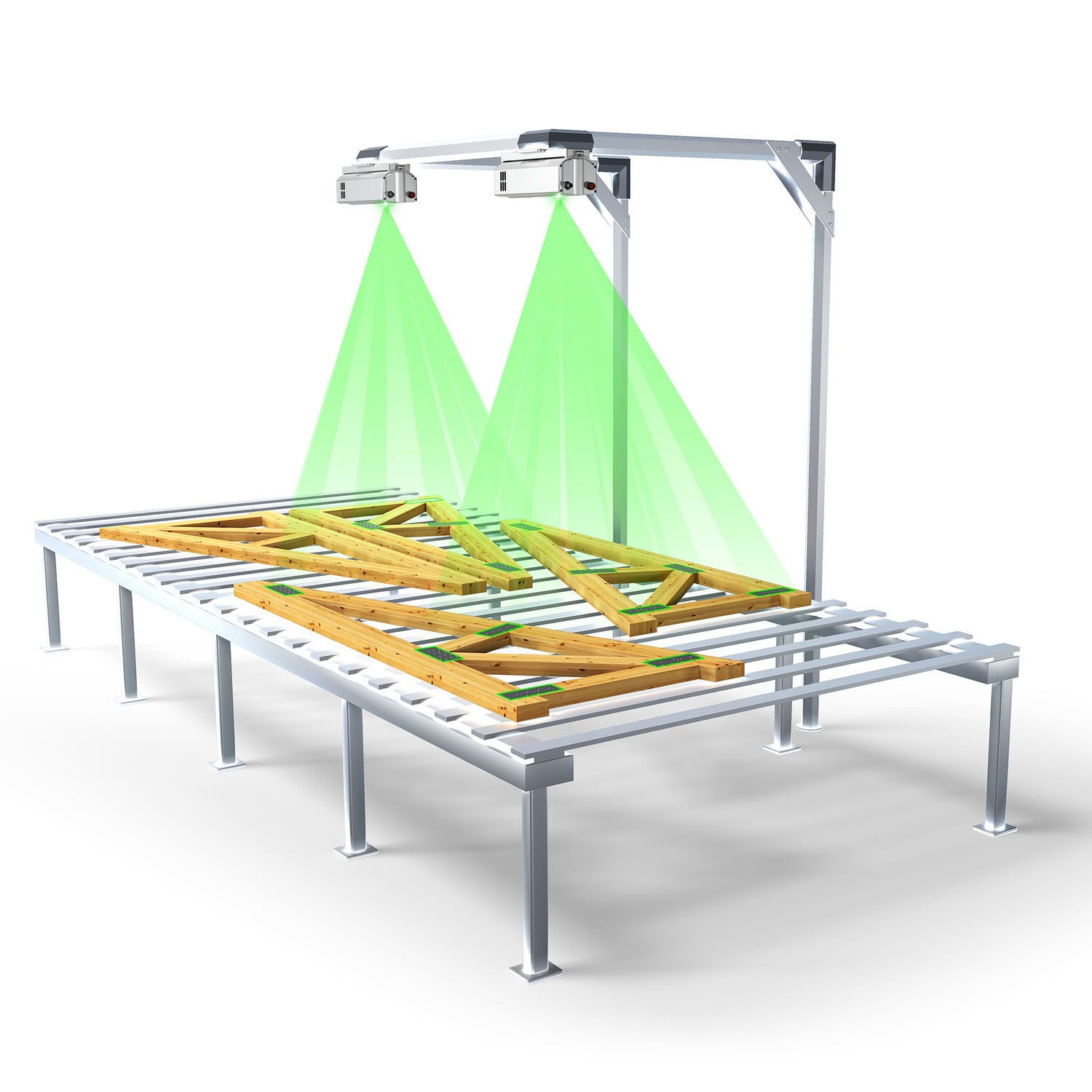 定位激光投影仪 - WOOD PRO - LAP Laser Applikationen - 轮廓 / 数字