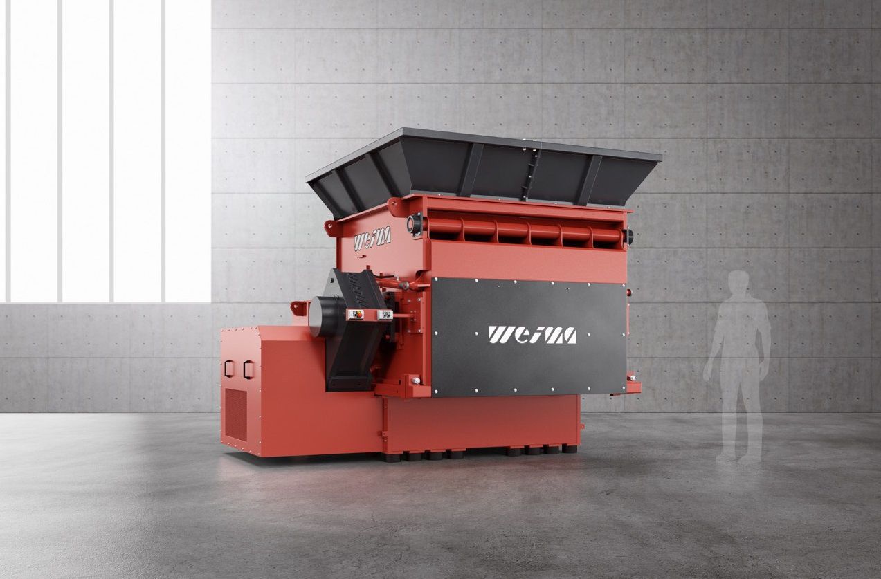 初级撕碎机 - S5.20 lift-up - WEIMA Maschinenbau GmbH - 单轴 / 硬盘 / 纸板箱