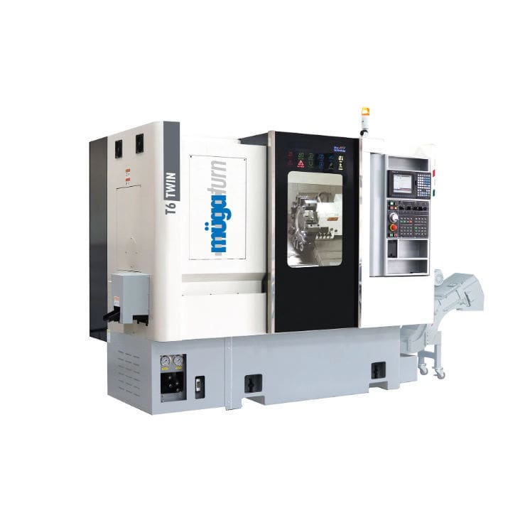 CNC数控车削加工中心 - T6 Twin - Müga Werkzeugmaschinen GmbH - 倾斜台面式 / 12工具 / 高精度