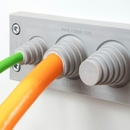 IP54电缆引入板 - KEL-DPFR series - icotek GmbH & Co. KG - IP65 / IP66 / IP64
