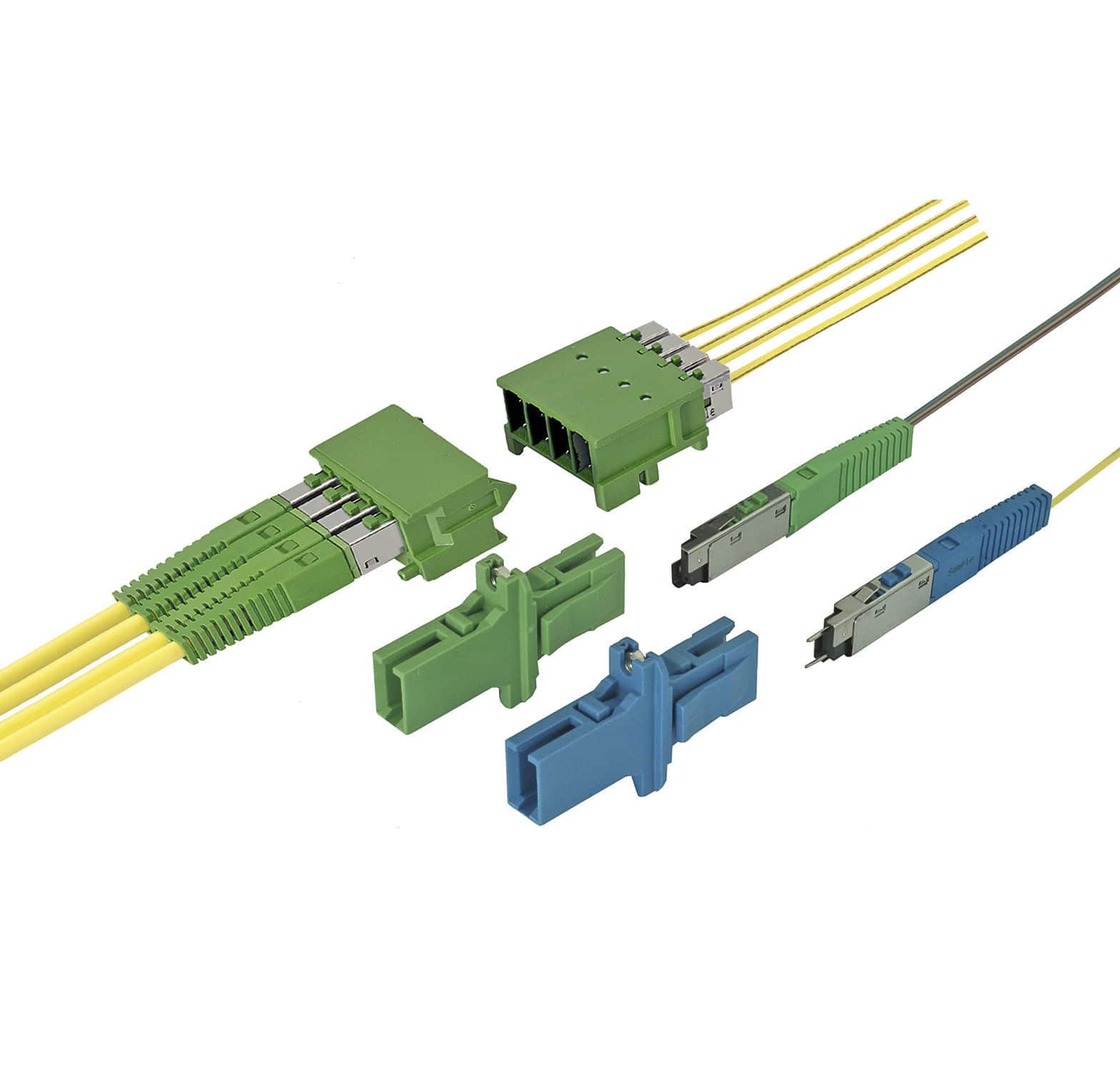 光学连接器 - MFS - DIAMOND SA - 光纤 / 底板 / 长方形