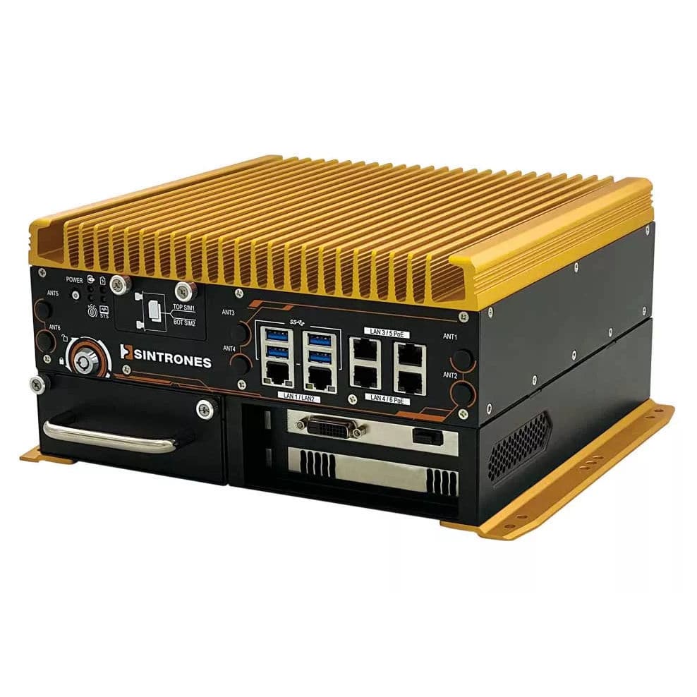边缘人工智能电脑 - EBOX-7000 - SINTRON Technology - GPU / 移动式 / Celeron G4900T