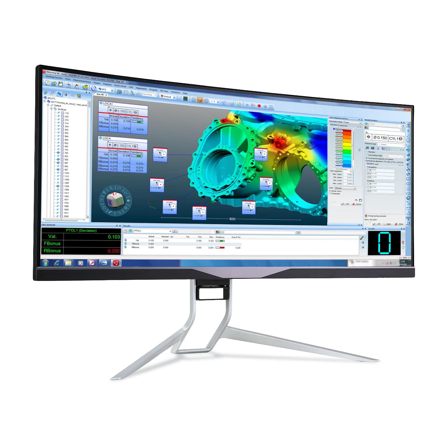 计量学软件 - Metrolog X4 - Metrologic Group - 尺寸测量分析 / 测量并自动生成报告 / 质量控制