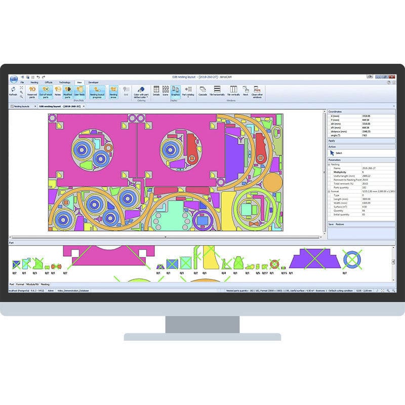 切割软件 - Almacam Cut - ALMA - 编程 / CAM / 嵌套