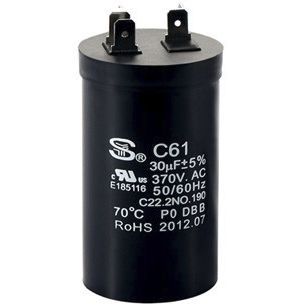 金属化聚丙烯膜电容器 - CBB60-I - Sheng Ye Electric Co.,ltd - 圆柱形 / 工业 / 用于电动机