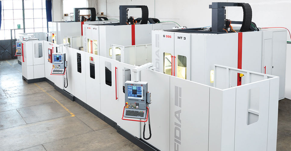 3轴CNC加工中心 - FMS series - FIDIA - 5轴 / 立式 / HSK A-63