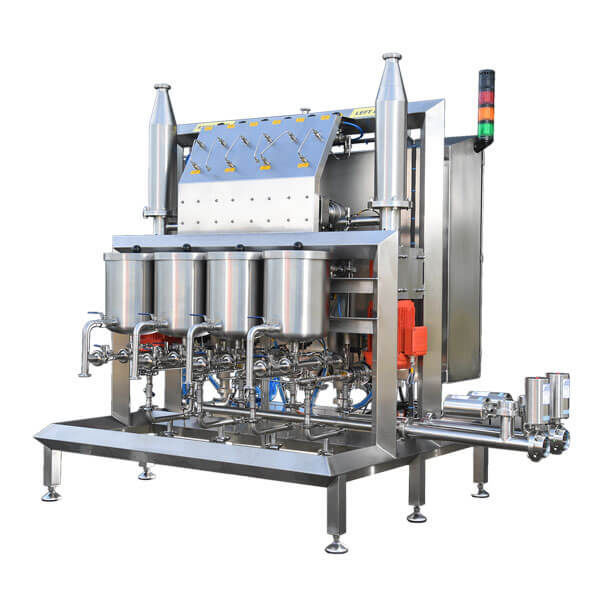 卧式糕点注入生产线 - Wiegers Process Innovations