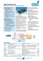 XMC接口卡 - XMC-CAN/402-4-FD - esd electronics gmbh - PCI / FPGA / CAN