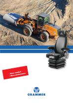 导体座椅 - Actimo evolution - GRAMMER - 悬挂式 / 建筑机械用