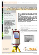 3D扫描仪 - VZ-6000 - RIEGL LMS - 远程测量用 / 用于空间和地形成像 / 激光