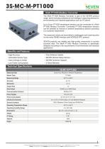ModBUS RTU变换器 - 3S-MC-M-PT1000 - SEVEN Sensor Solutions