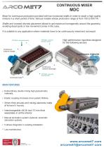 连续捏合机 - MDC series - ARCOMET7 - 液体/固体 / 卧式 / 混凝土