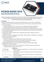 半导体式断路器 - Power Rider 150A - Redler Technologies LTD - 直流 / 大电流 / 电子