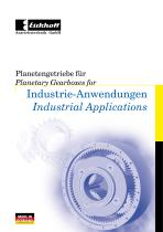 行星减速机 - CP - Eickhoff Antriebstechnik GmbH - 同轴 / >10kNm / 紧凑型