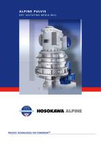 陶瓷粉碎机 - PULVIS - HOSOKAWA ALPINE/细川密克朗 - 用于玻璃 / 用于铝材 / 用于喷墨